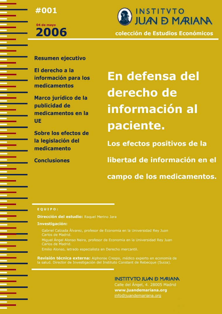 En defensa del derecho de información al paciente - Instituto Juan de ...